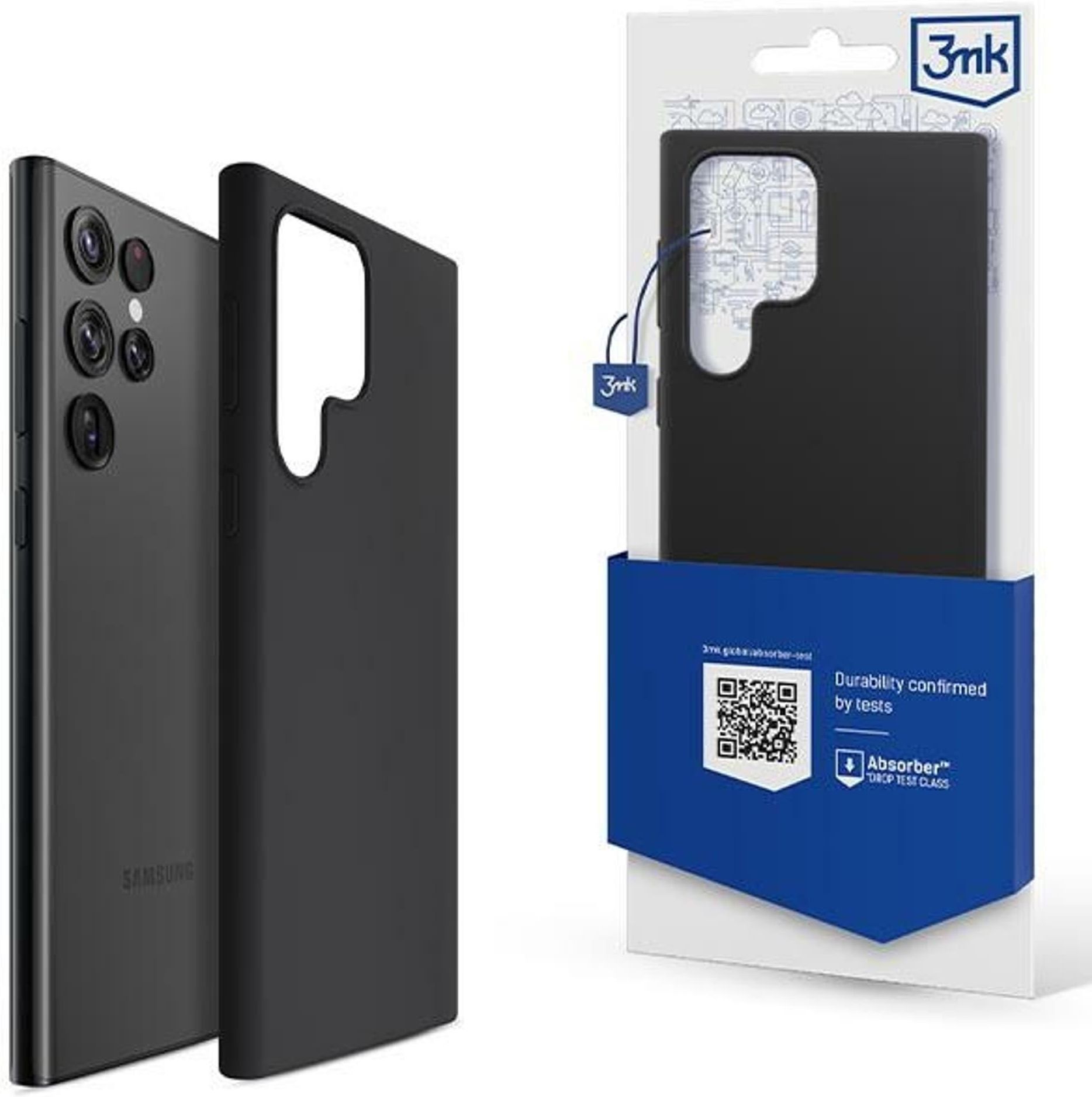 3Mk Silicone Case Sam S23 Ultra S918 Czarny/Black - Etui na telefon ...