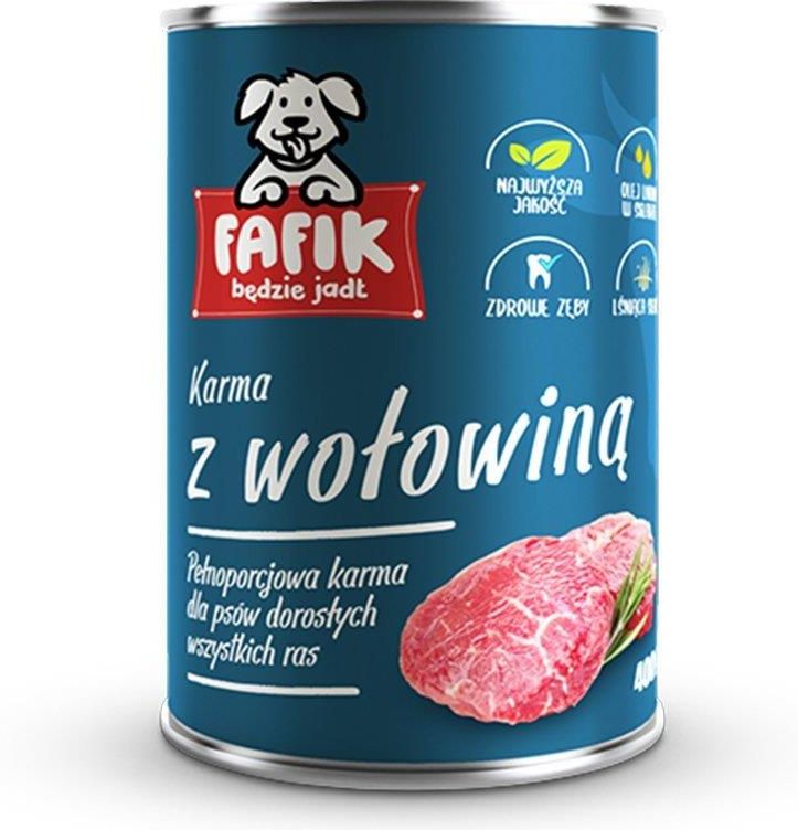 Karma Fafik Karma Z Wołowiną 400G - Ceny i opinie - Ceneo.pl