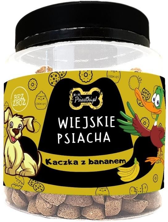 Karma Psiastki.Pl Wiejskie Ciacha Bezzbożowe Kaczka Z Bananami 300g ...