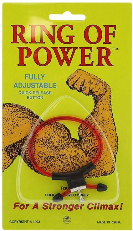Pierścień-Ring Of Power Adjustable Ring Red - Ceneo.pl