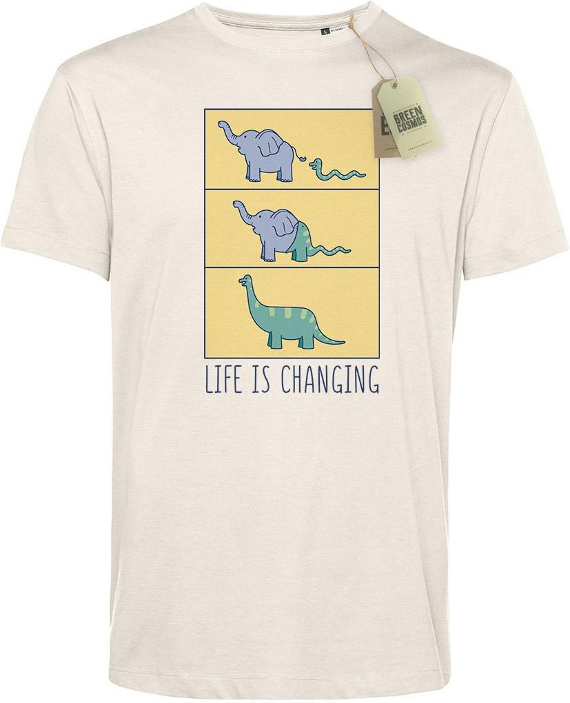 LIFE IS CHANGING koszulka męska off white XL - Ceny i opinie - Ceneo.pl