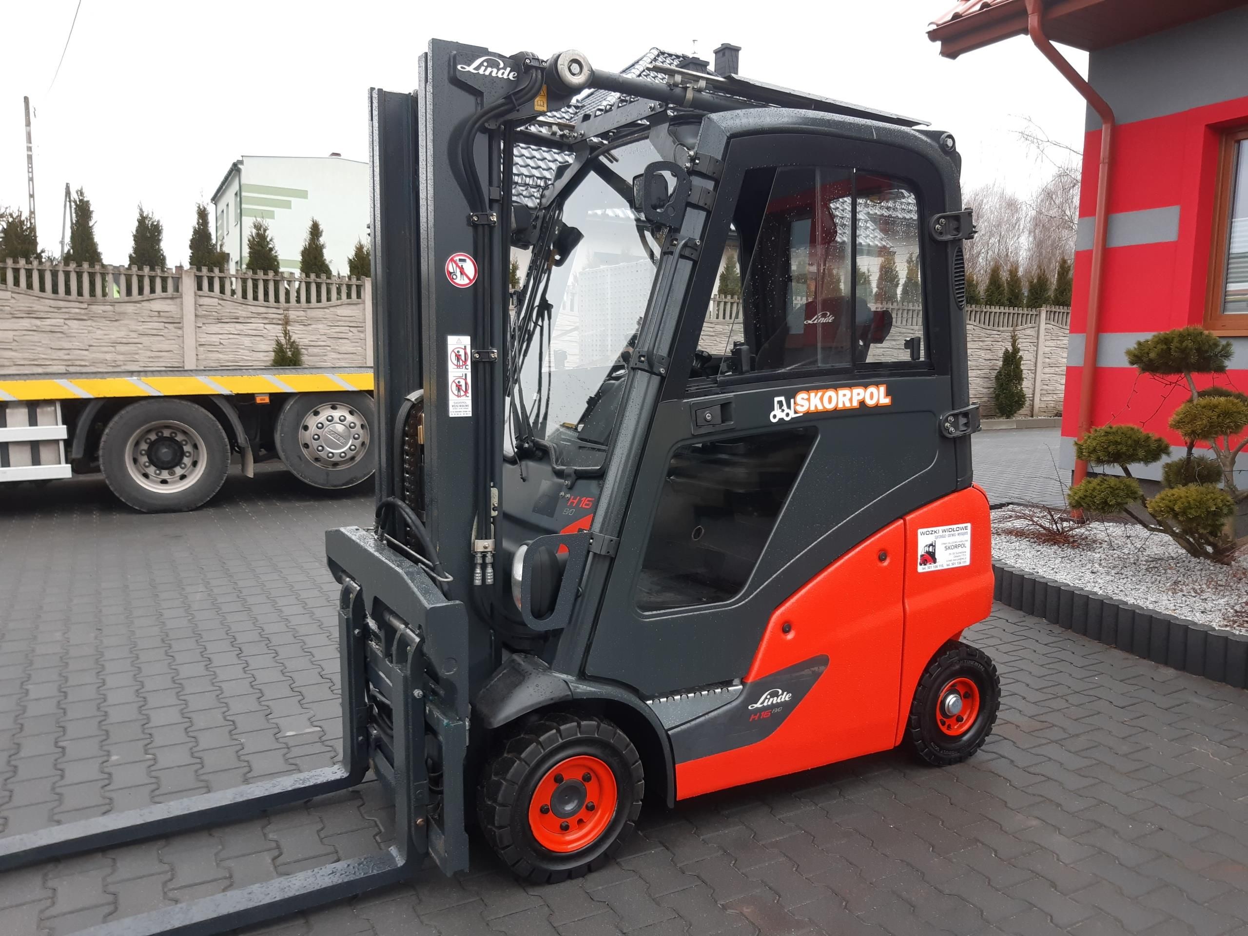 WÓZEK WIDŁOWY LINDE H16T-01 391 EVO TRIPLEX KABINA - Opinie i ceny na ...