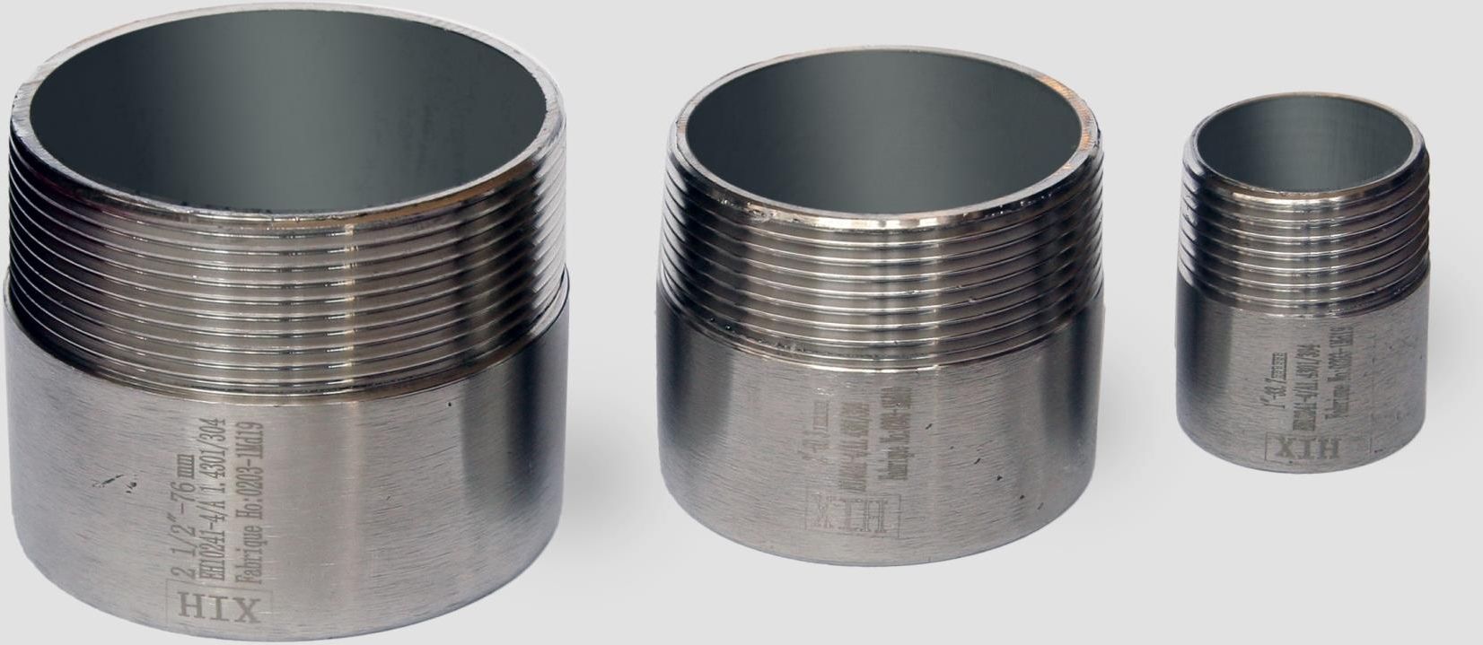 Akcesoria do hydrauliki Hurtinox Nypel Nierdzewny Króciec Gwintowany 3” 88,9 Dn80 WNO38970R ...