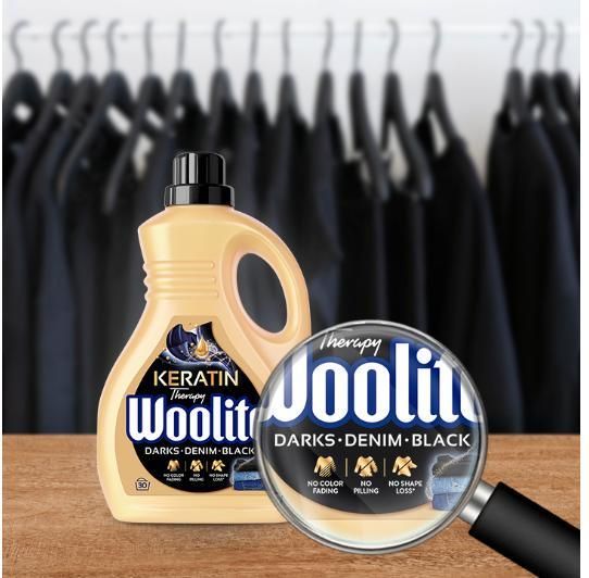 Woolite Czerń, Ciemne Kolory & Jeans z Keratyną 1,8l/30 prań - Opinie i ...