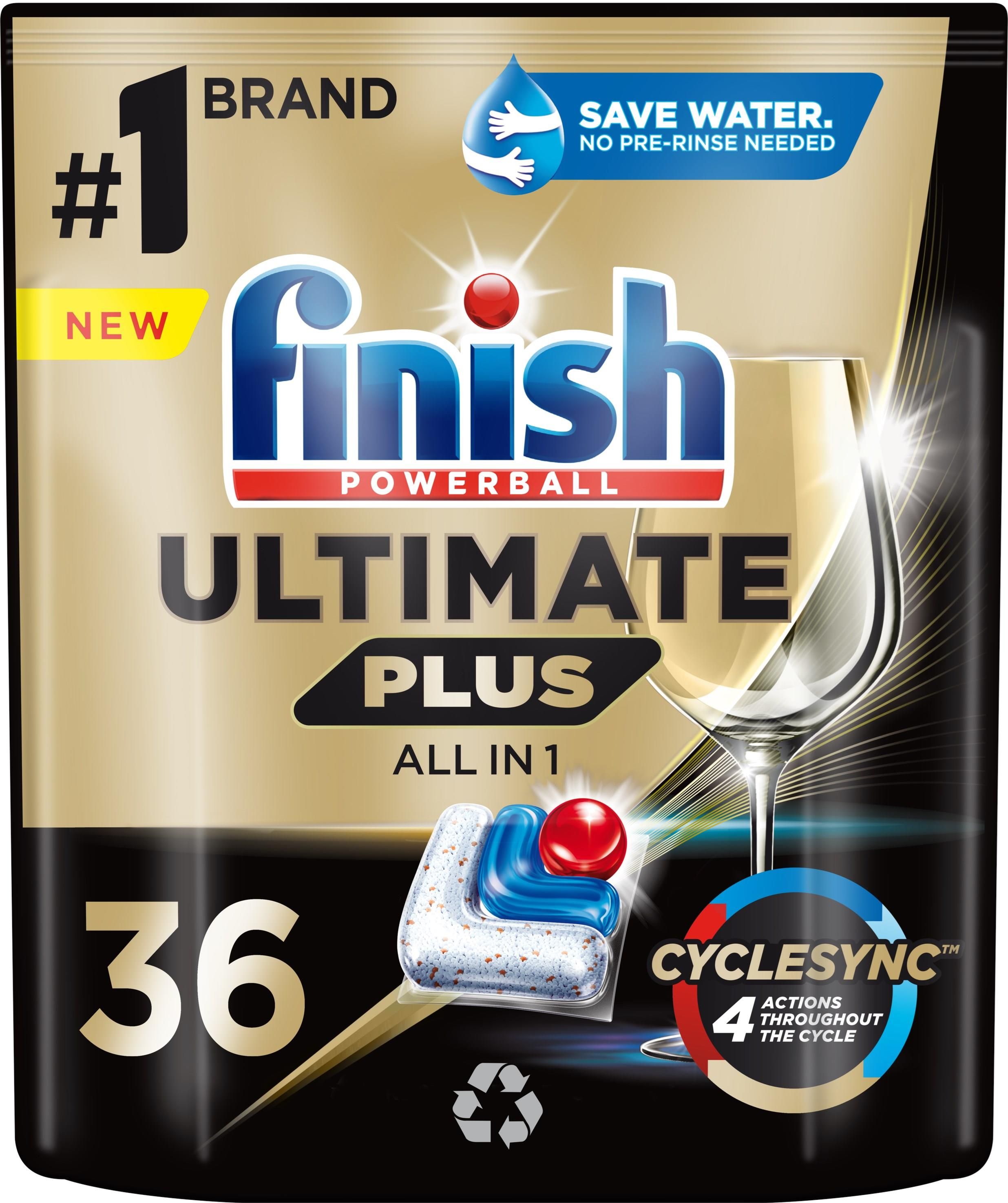 FINISH Powerball Ultimate Plus All In 1 Fresh 36szt. - Opinie i ...