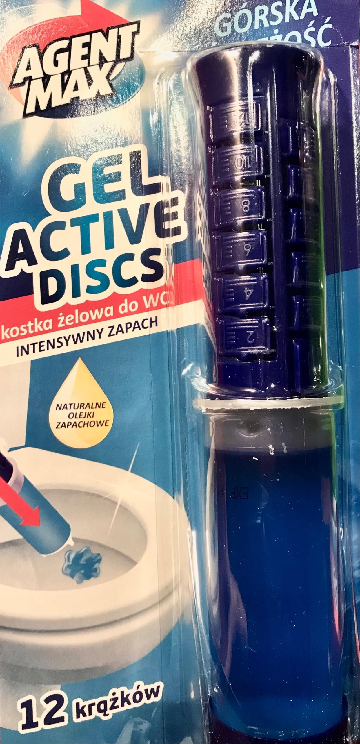 Agent Max Kostka Żelowa Do Wc Górska Świeżość 12Krążków 75Ml - Opinie i atrakcyjne ceny na Ceneo.pl