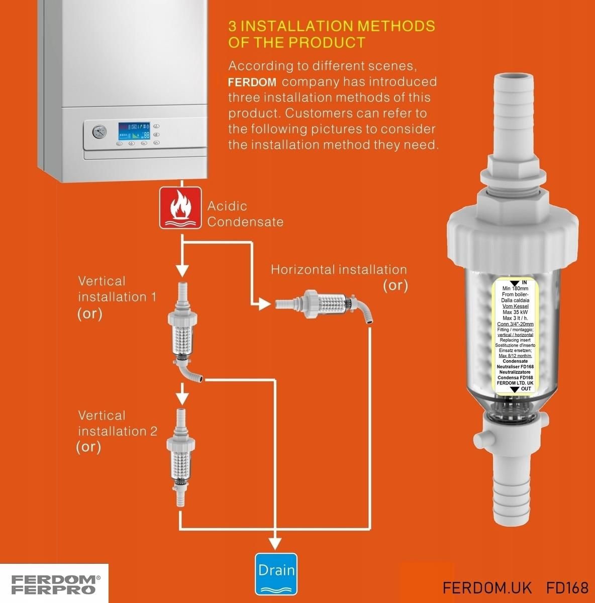 Ferdom Neutralizator Kondensatu Pieca Co +Preparat FD168N - opinie i ...
