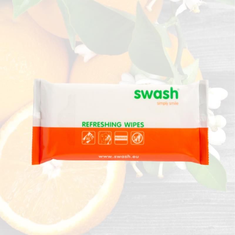 Gess Swash Refreshing Wipes Zapachowe Chusteczki Odświeżające 32 Szt ...