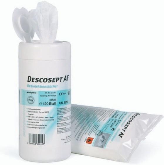 Dr. Schumacher Descosept Af Wipes Alkoholowe Chusteczki Do Mycia I ...