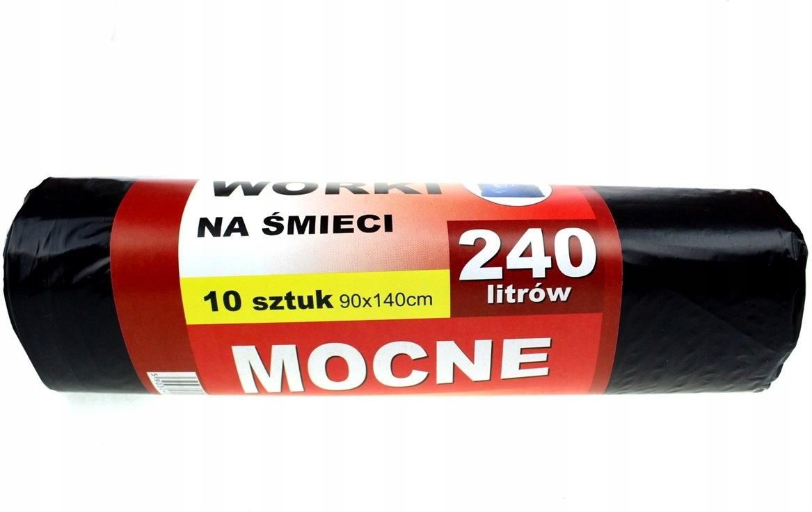 Cermat Worki Na Śmeci Mocne 240L Zest 10Szt. Czarne - Opinie i ...