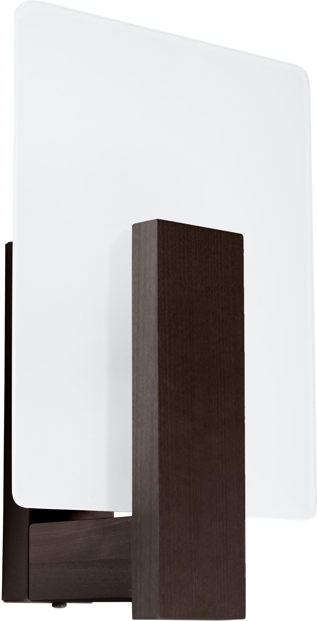 Lampa Sl Kinkiet Lappo Szklany Kwadrat Wenge X1 Sollux (639C433D ...