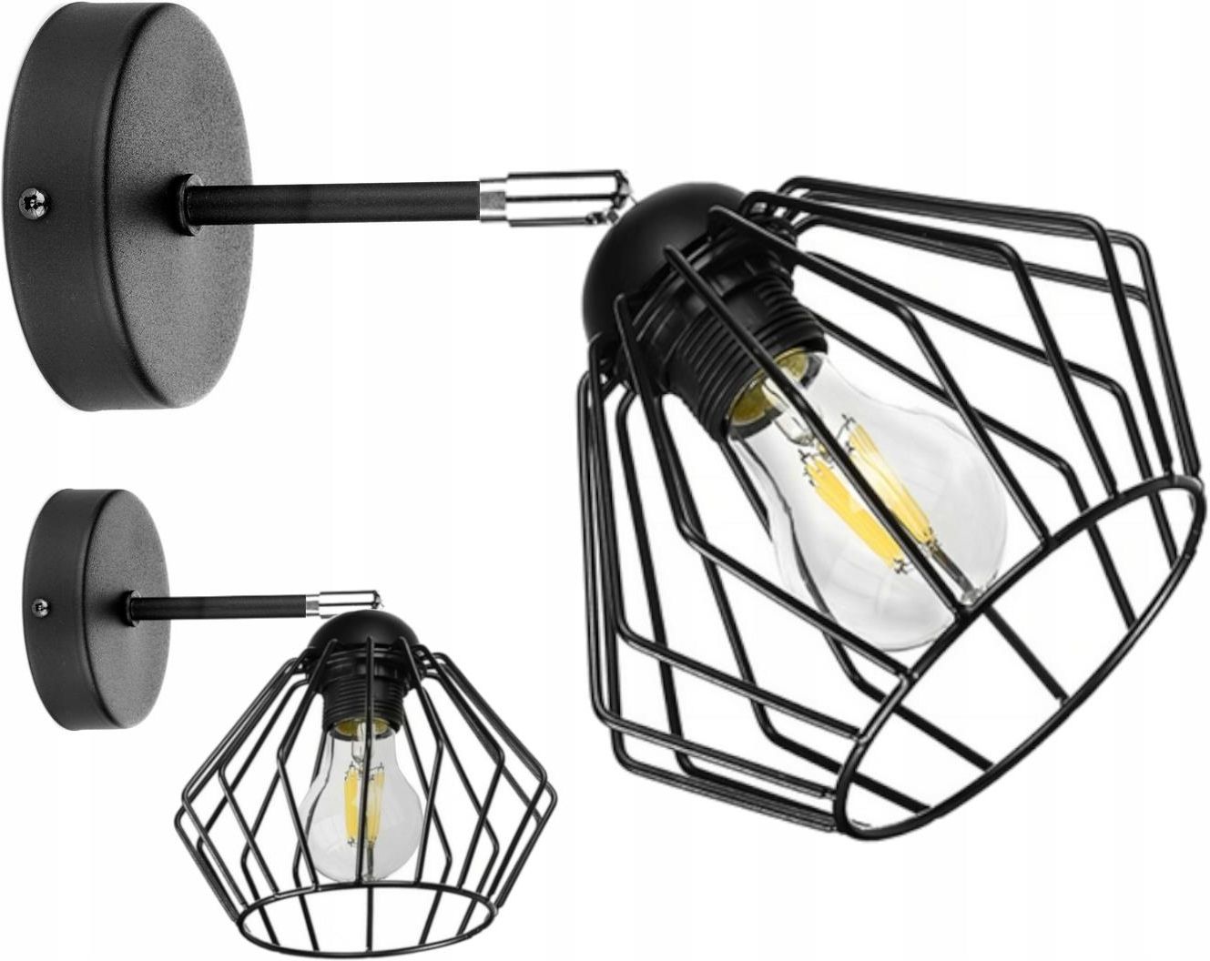 Lampa Light Kinkiet Druciany Loft Led Edison Lampa (30K) - Opinie i ...