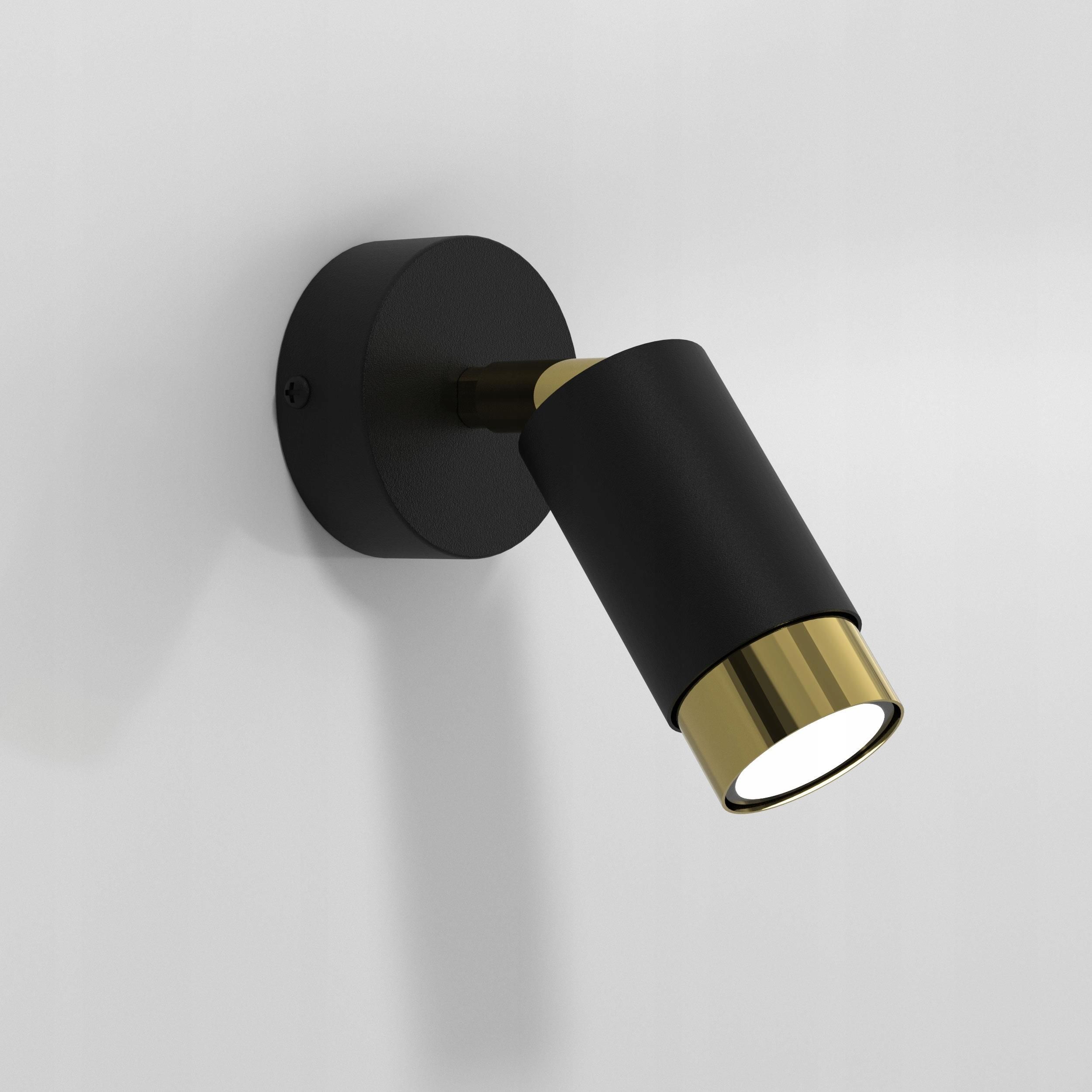 Lampa Regulowany Spot Kinkiet Eye Lampa Tuba Mini Złoto (5916) - Opinie ...