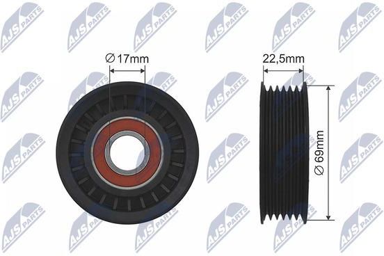 Nty Rolka Napinacza Pasek Klinowy Rnkfr046 - Opinie i ceny na Ceneo.pl
