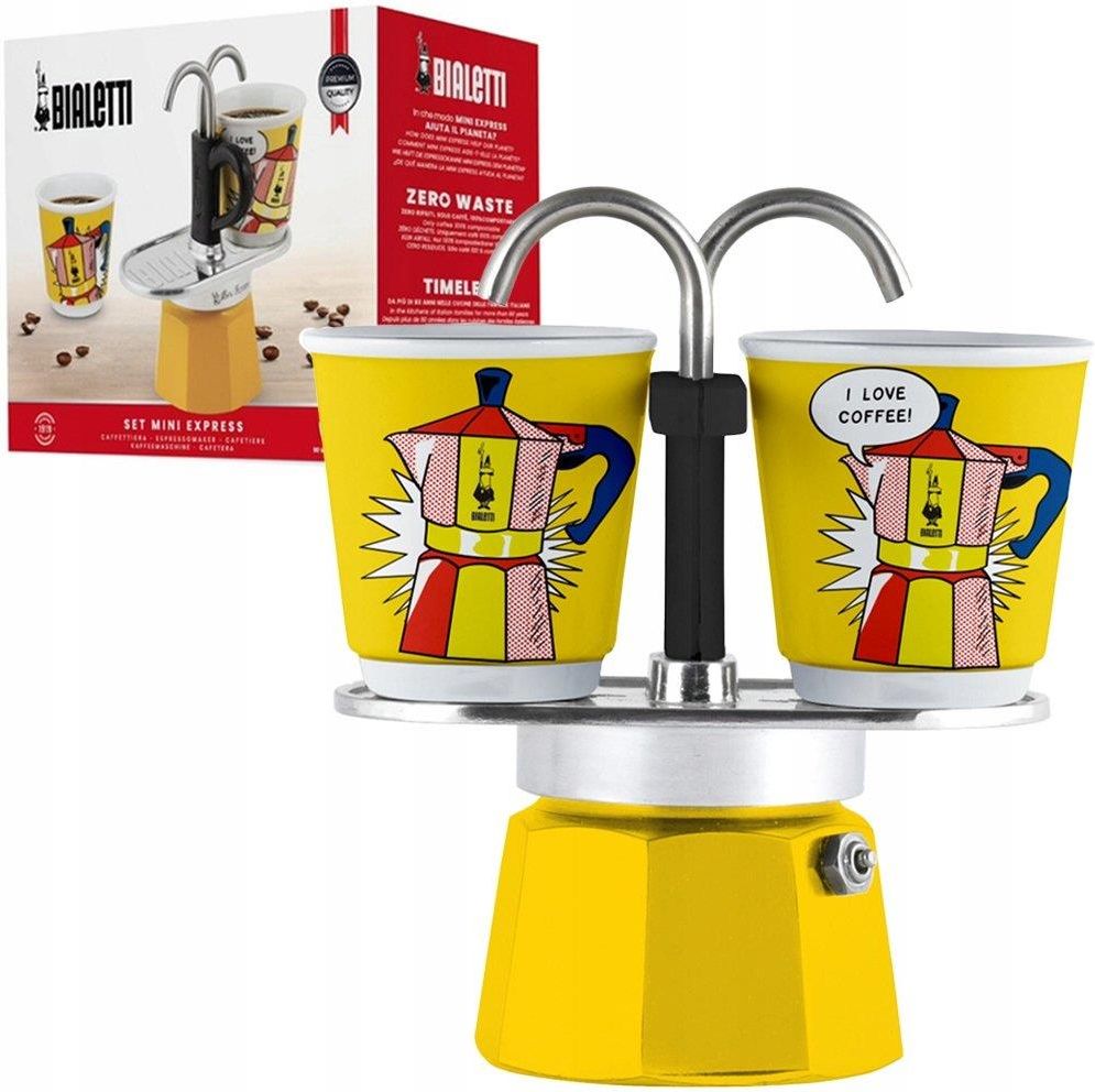 Bialetti MINI EXPRESS Lichtenstein Kawiarka 90ml 2tz - Opinie i ...