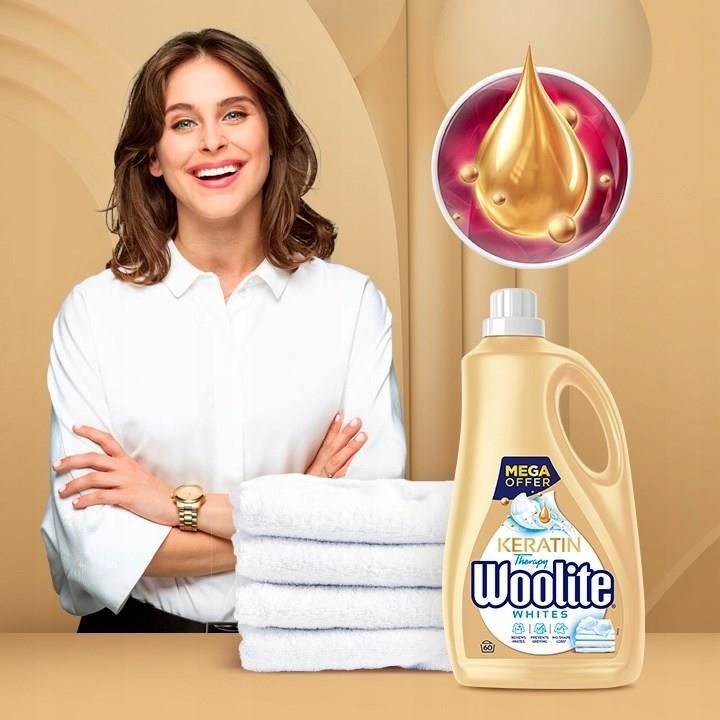 Woolite Ciemne Kolory & Jeans z Keratyną oraz do Bieli i Jasnych ...