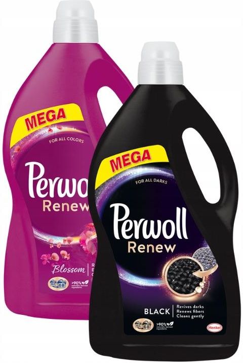 Perwoll Color Black Płyn Do Prania 3,74L X2 136P - Opinie i atrakcyjne ...