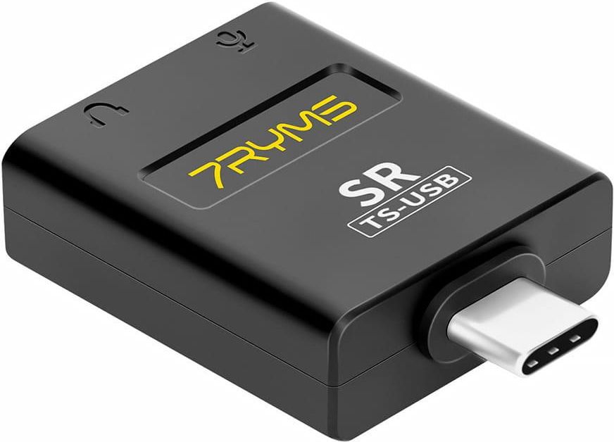 Adapter audio 7Ryms SR TS-USB z USB-C na mini jack 3,5mm do mikrofonu i słuchawek - Opinie i ...