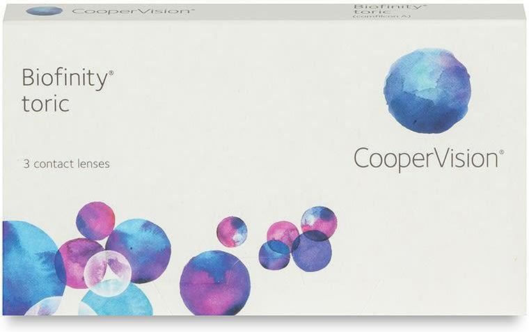 Soczewki Biofinity Toric 6.50 SPH, Cyl. -1.25, Oś 50 & BC 8.7 3szt ...
