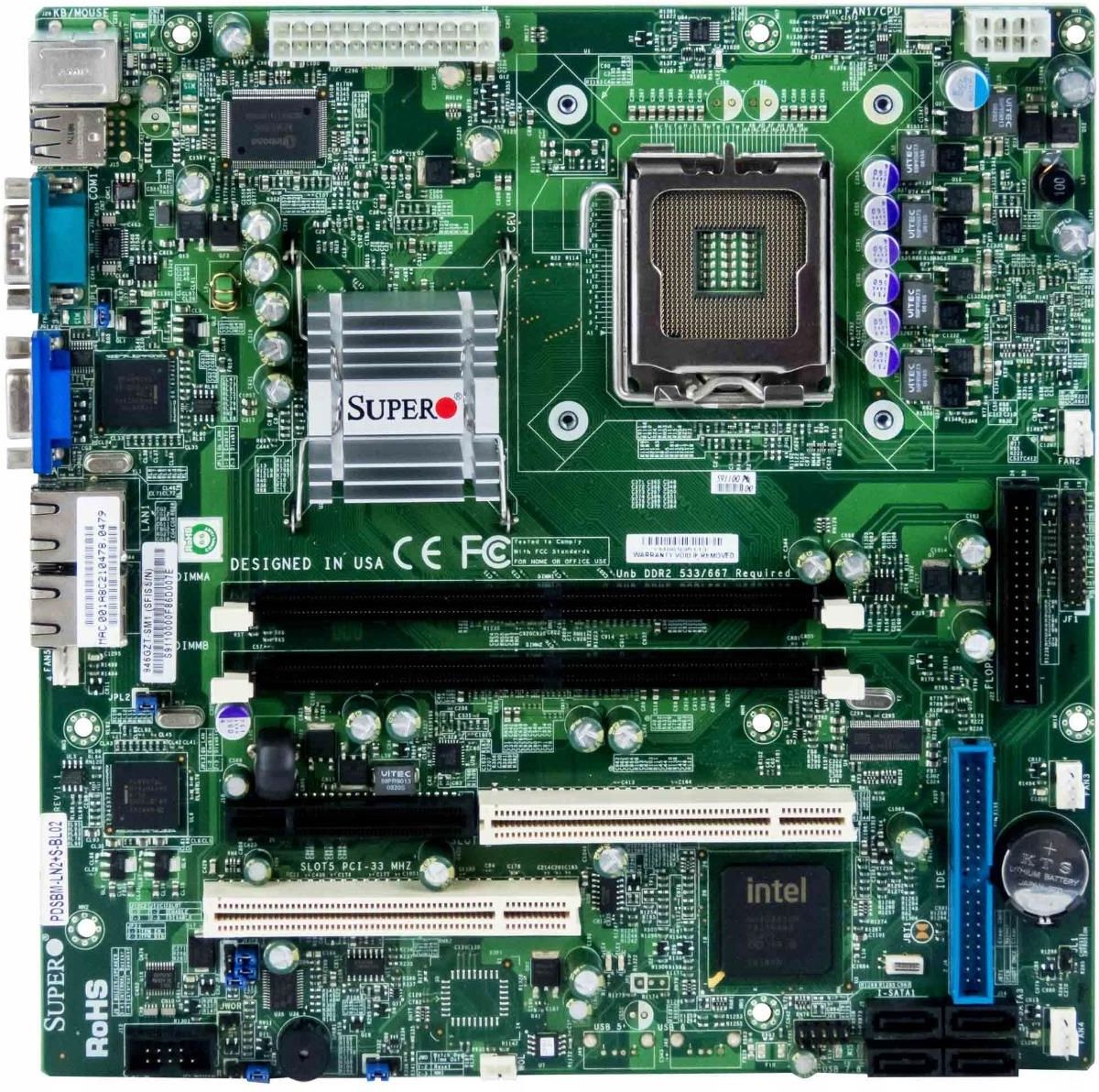 Supermicro Pdsbm-Ln2+S-Bl02 S.775 Ddr2 Matx (PDSBMLN2+SBL02) - Opinie i ...