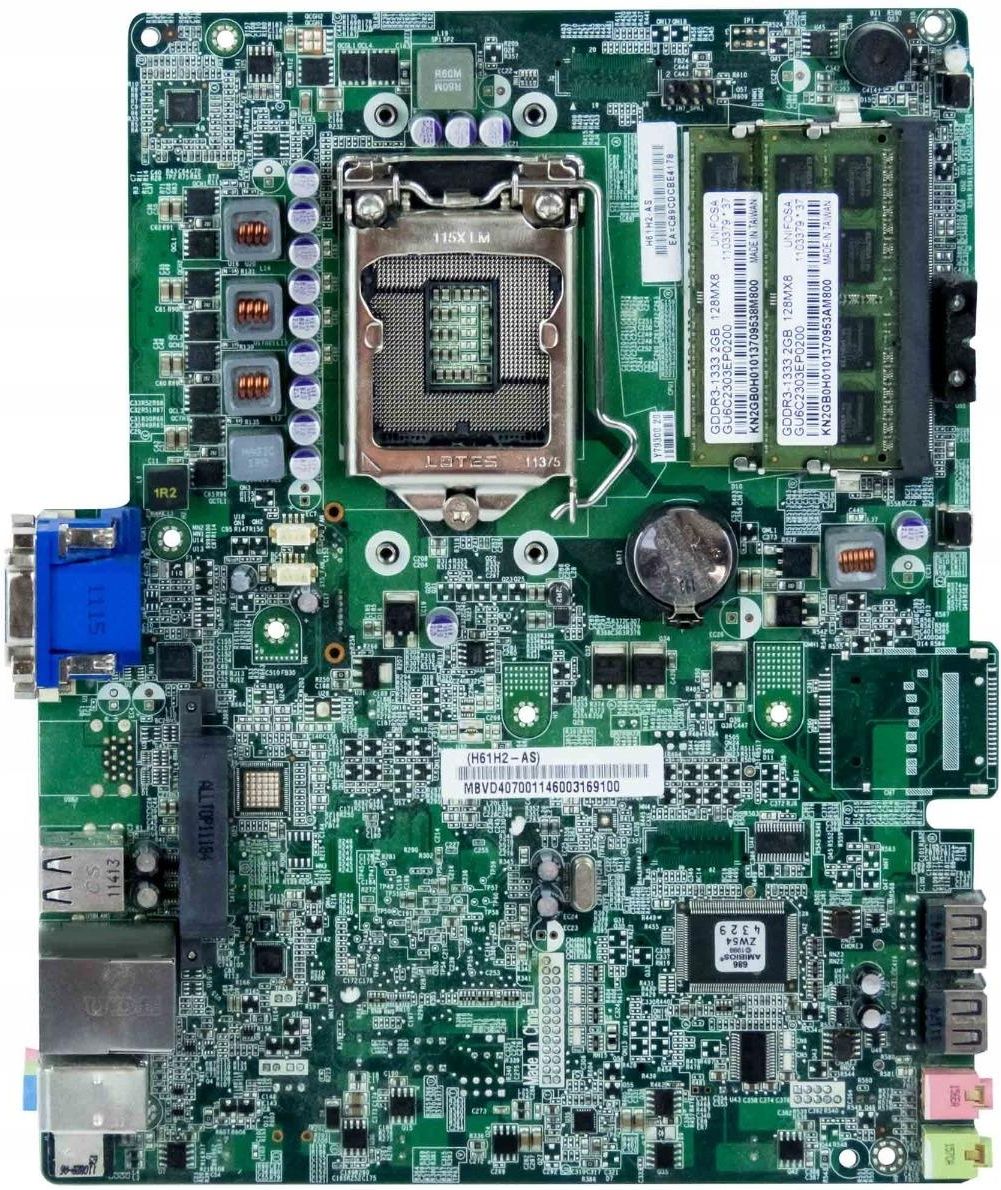 Acer H61H2-As Lga 1155 Ddr3 Veriton L4610G L4610 (H61H2AS) - Opinie i ...