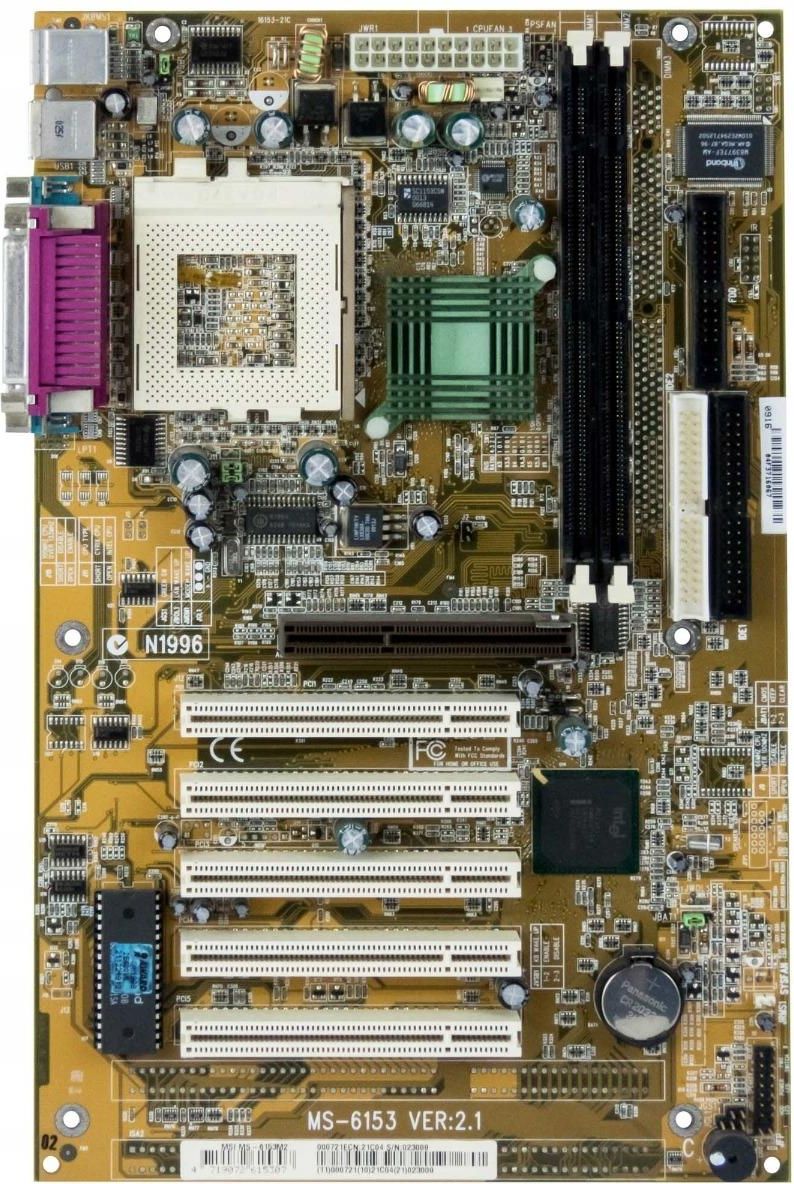 MSI Ms-6153 Ver:2.1 S370 Sdram Agp Pci (MS6153) - Opinie i ceny na Ceneo.pl