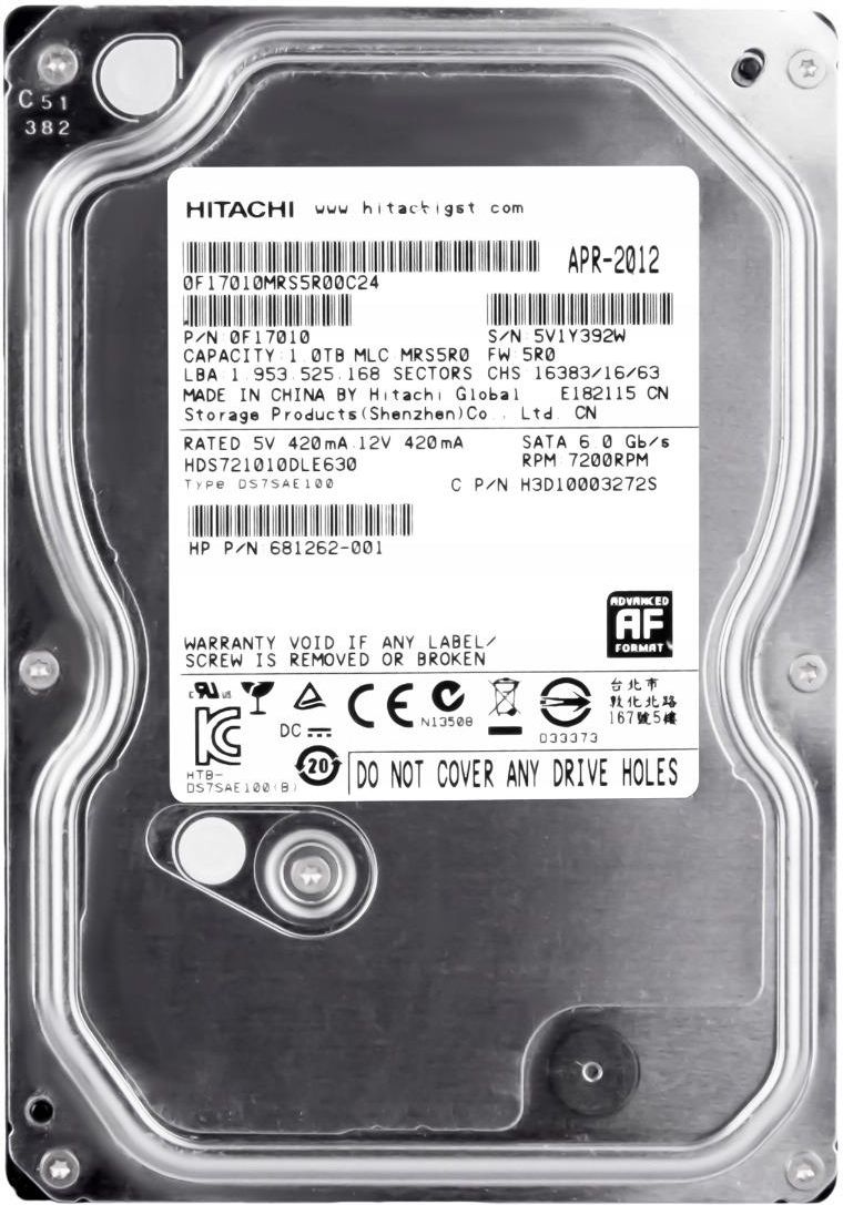 Dysk twardy Hitachi Deskstar 7K1000, 1TB (HDS721010DLE630) - Opinie i ...