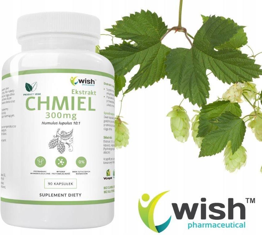 Kapsułki Wish Pharmaceutical Chmiel 300Mg 90 szt. - Opinie i ceny na ...