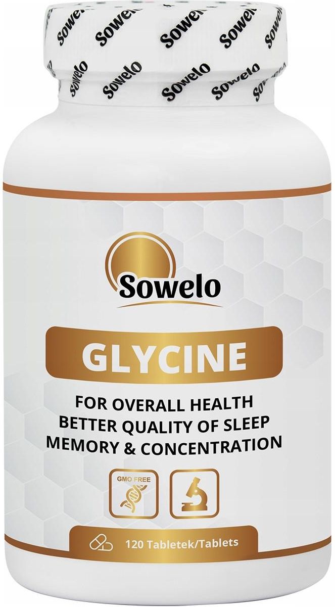 Sowelo Glicyna 750Mg Glycine 120tabl. - Opinie i ceny na Ceneo.pl