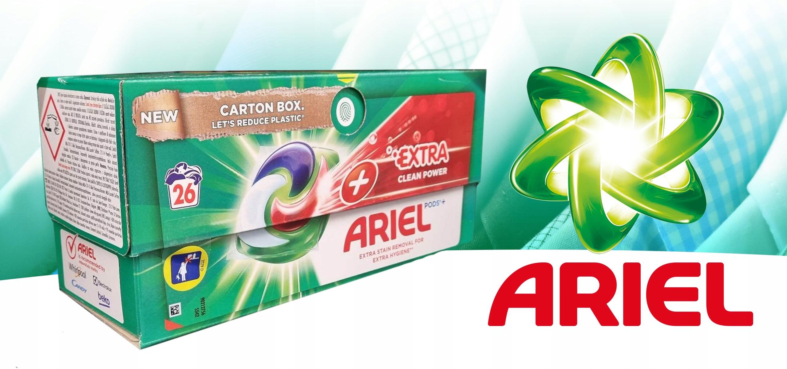 Ariel Kapsułki Do Prania 26 Prań Extra Clean Power - Opinie i ...