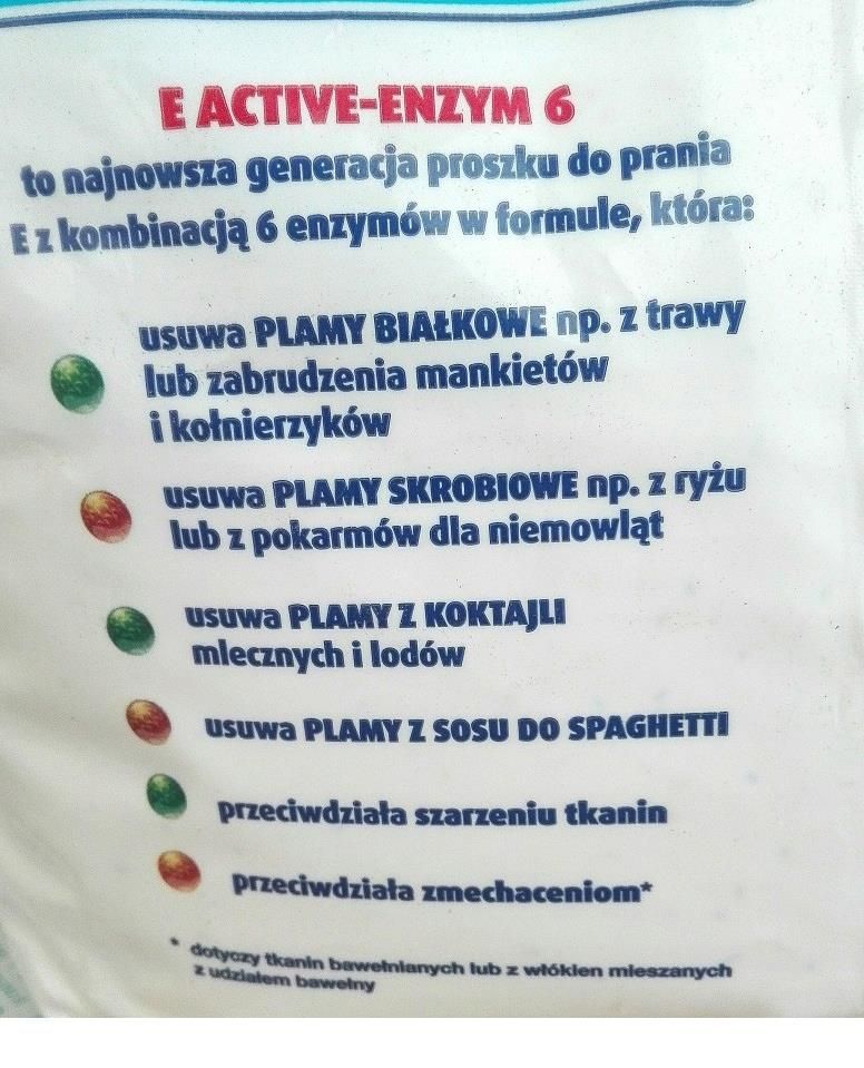 E Proszek Do Prania Kolorowych I Ciemnych Tkanin 3,6Kg 60 Prań - Opinie ...