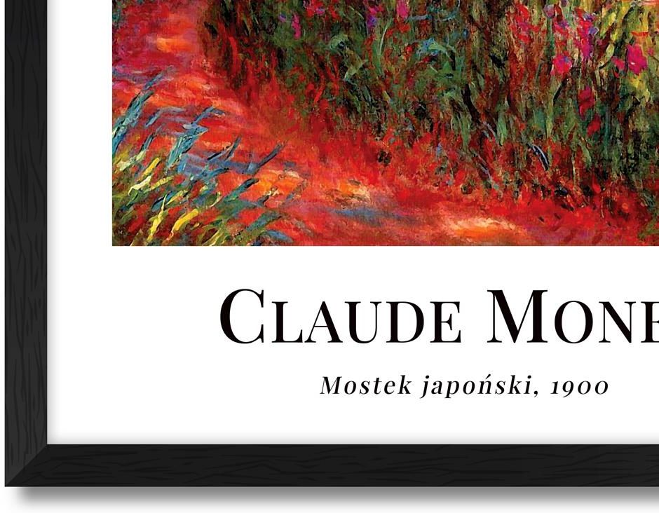 Iwall Studio Obraz Reprodukcja Claude Monet #03 Czarna Rama 383 ...