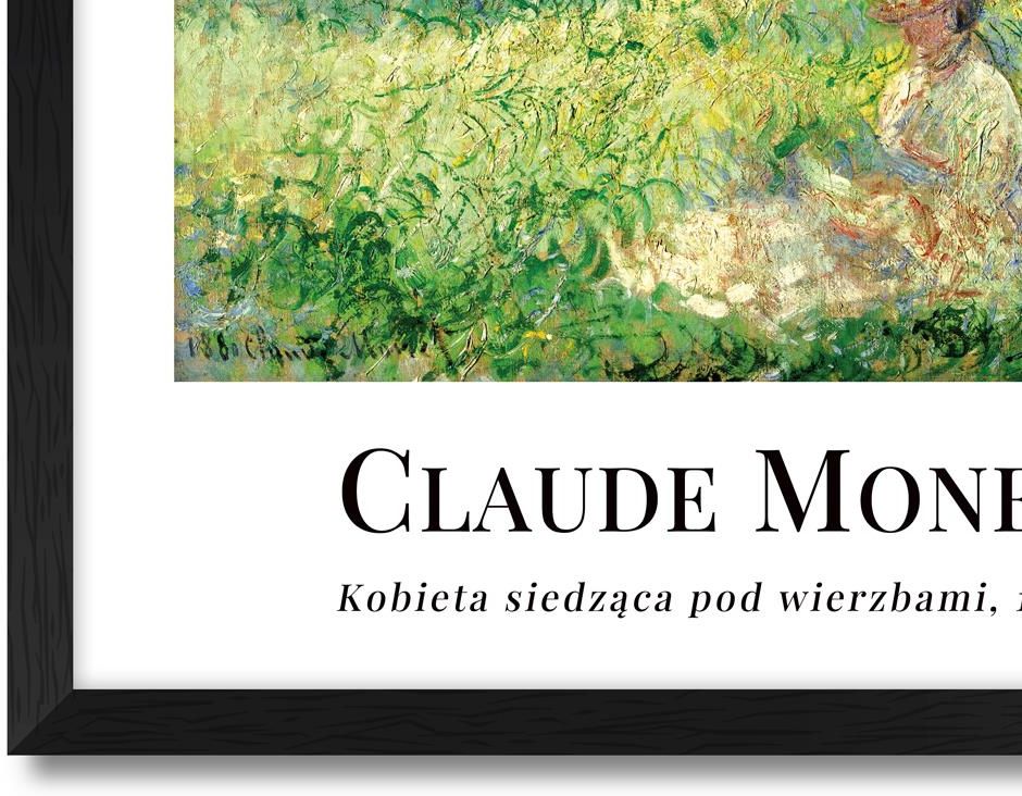 Iwall Studio Obraz Reprodukcja Claude Monet #05 Czarna Rama 385 ...