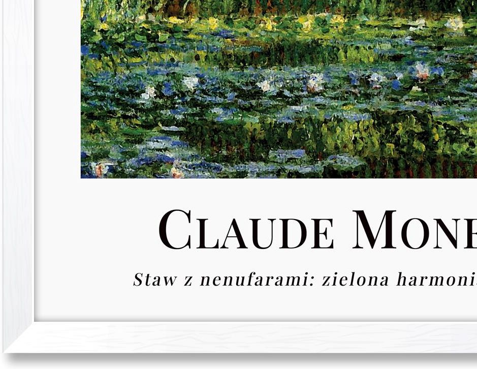 Iwall Studio Obraz Reprodukcja Claude Monet #04 Biała Rama 443 - Opinie ...