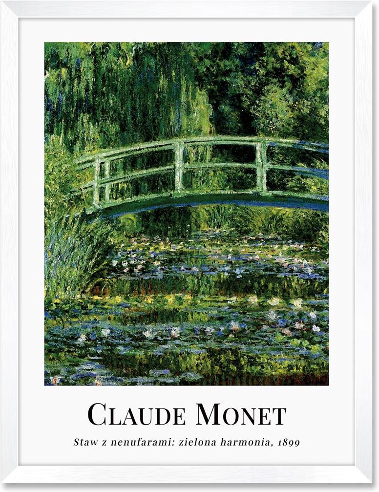 Iwall Studio Obraz Reprodukcja Claude Monet #04 Biała Rama 443 - Opinie ...