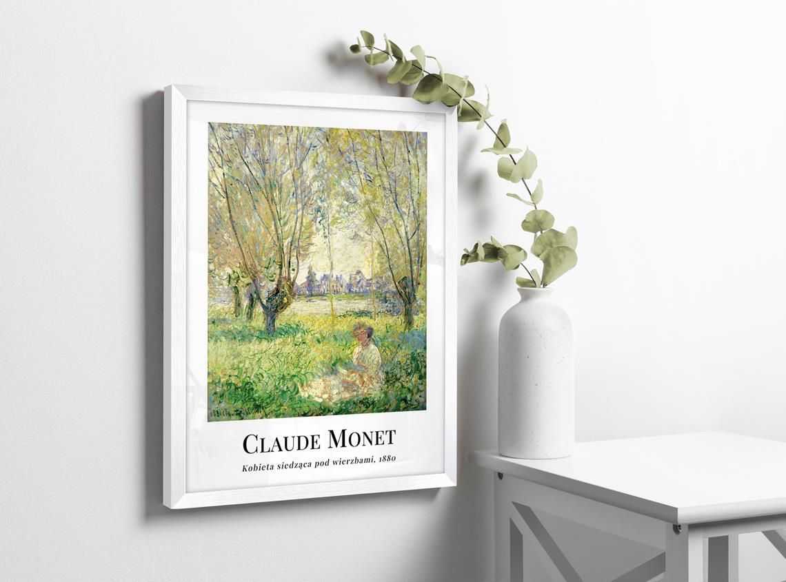 Iwall Studio Obraz Reprodukcja Claude Monet #05 Biała Rama 444 - Opinie ...