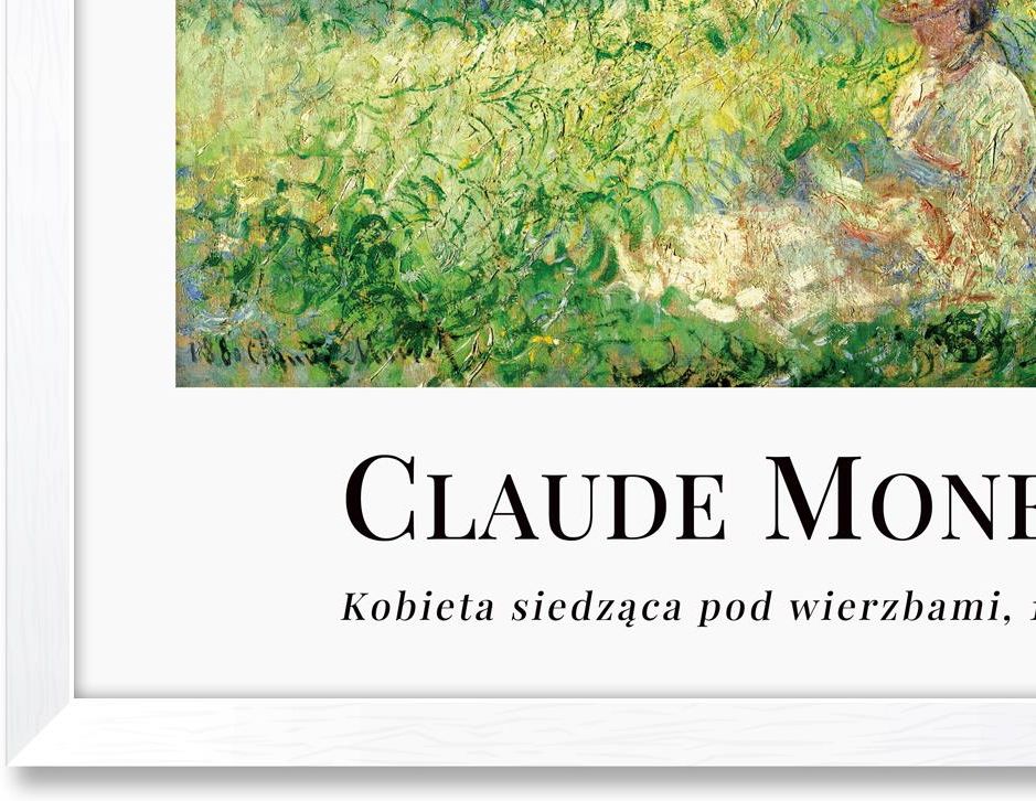 Iwall Studio Obraz Reprodukcja Claude Monet #05 Biała Rama 444 - Opinie ...