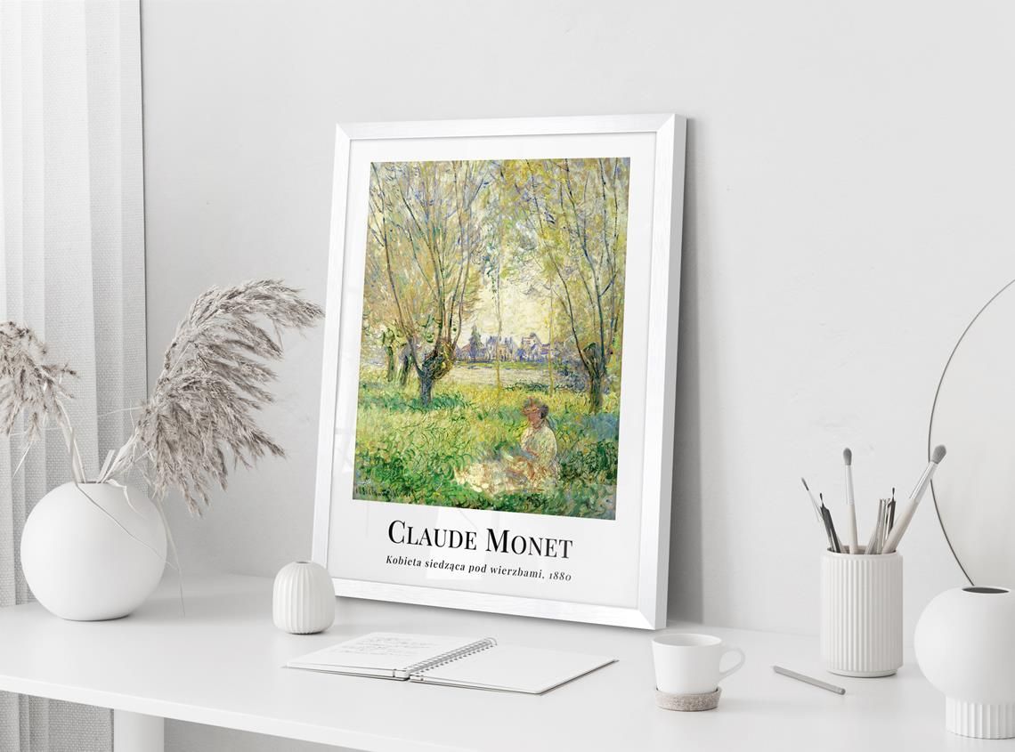 Iwall Studio Obraz Reprodukcja Claude Monet #05 Biała Rama 444 - Opinie ...