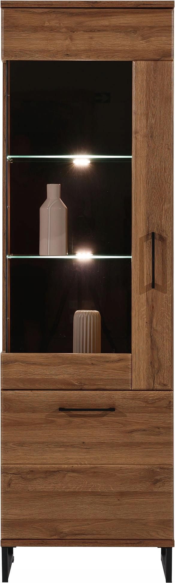 Liveo Meble Witryna Lewa Do Salonu Kredens Loft Dąb Ivo Iv6 13413973108 ...