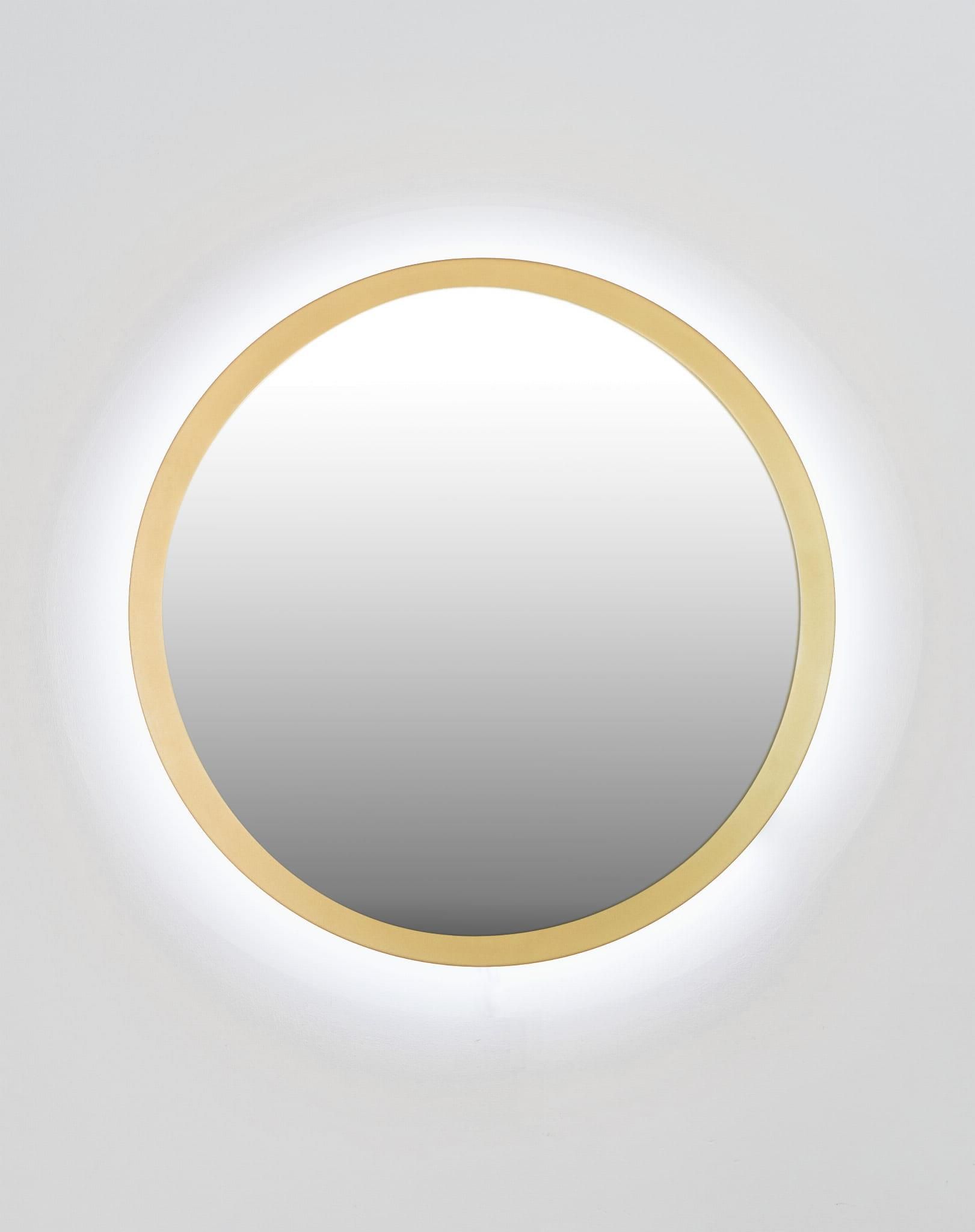 Baltica Design Lustro Cadre Led Rama Zlota Fi 80 9586-1187 - Opinie i ...