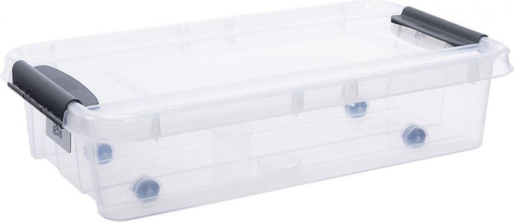Plast Team Pojemnik Pod Łóżko Pro Box Qr 31L 325469 - Opinie i ...