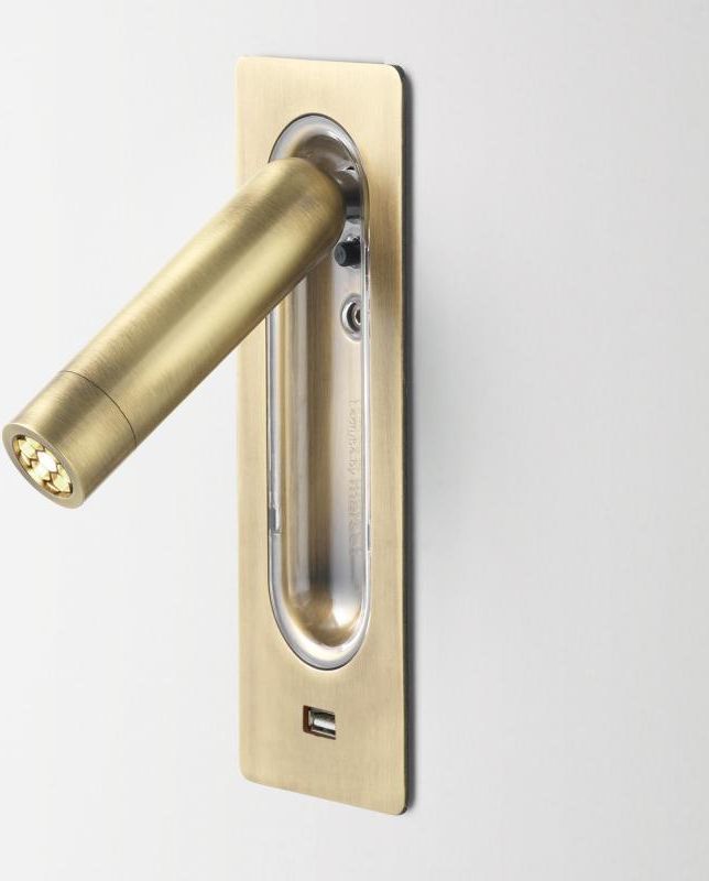 Lampa Marset Ledtube Rsc Spot Wpuszczany/Lampa Ścienna Led Z Portem Usb ...