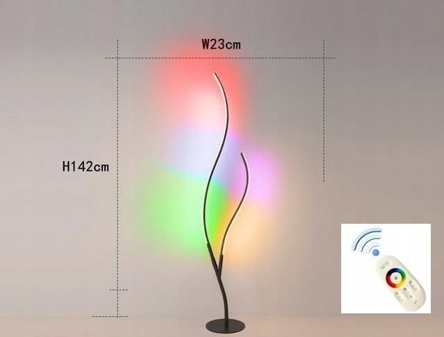 Lampa Nowoczesna Lampa Led Drzewko Rgb Pilot Mi Light (Lamn1772 ...