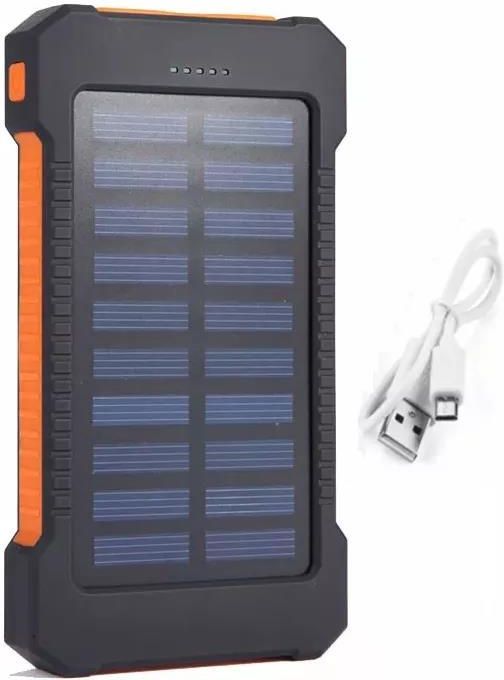 Latarka Power bank i latarka kempingowa 2w1 2x1A 20000mAh solarny ...