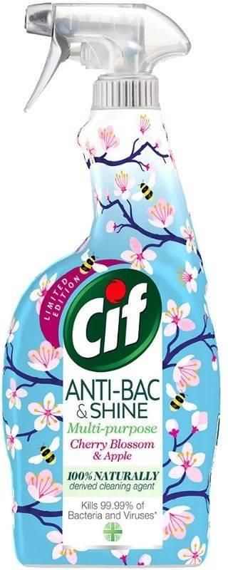 Cif Anti Bac&Shine Uniwersalny Płyn Antybakteryjny Kwiat Wiśni I Jabłko ...