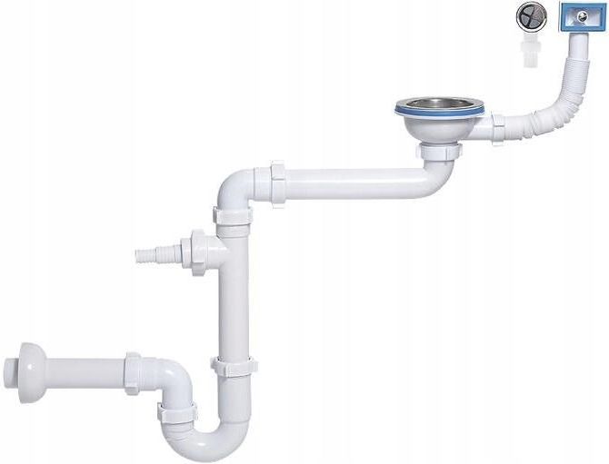 Syfon Instadrain Syfon Zlewu Pojedynczego Rurowy 115Mm 2656 - Opinie i ...