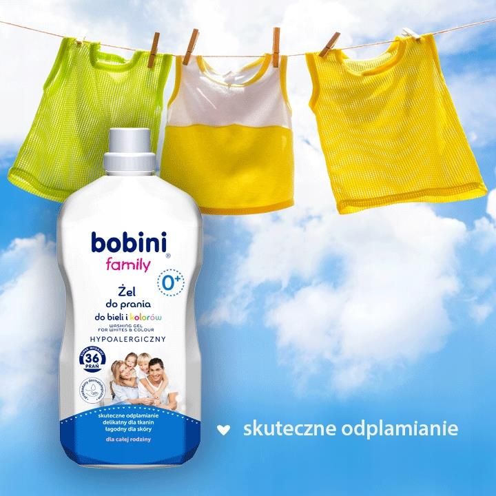 Bobini Family Żel Do Prania Bieli Koloru 1,8Lx4 - Ceny i opinie - Ceneo.pl