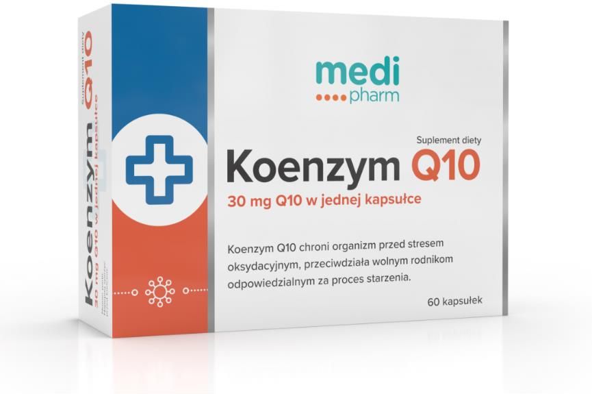 Medi Pharm Koenzym Q10 60kaps. - Opinie i ceny na Ceneo.pl