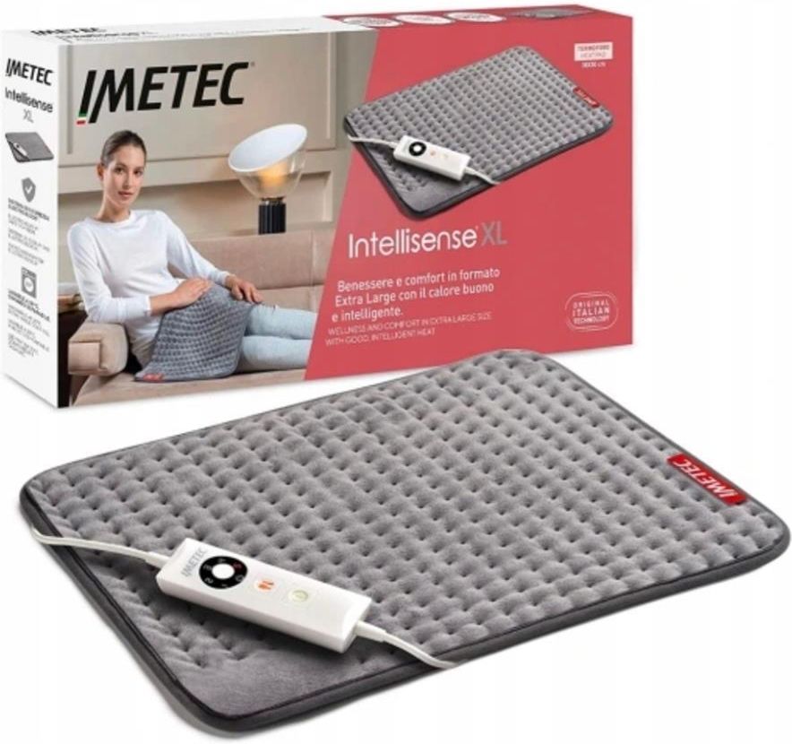 Imetec Poduszka rozgrzewająca XXL Szara 16784 - Opinie i ceny na Ceneo.pl