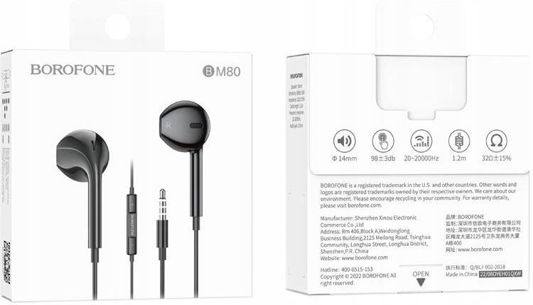 Słuchawki Borofone Bm80 Czarny - Opinie i ceny na Ceneo.pl